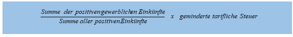 Steuerermäßigung bei Einkünften aus Gewerbebetrieb (§ 35 EStG) - Tax ...